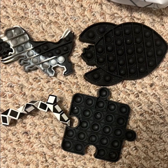 Toys | Black And White Pop It Fidget Toys Set | Poshmark